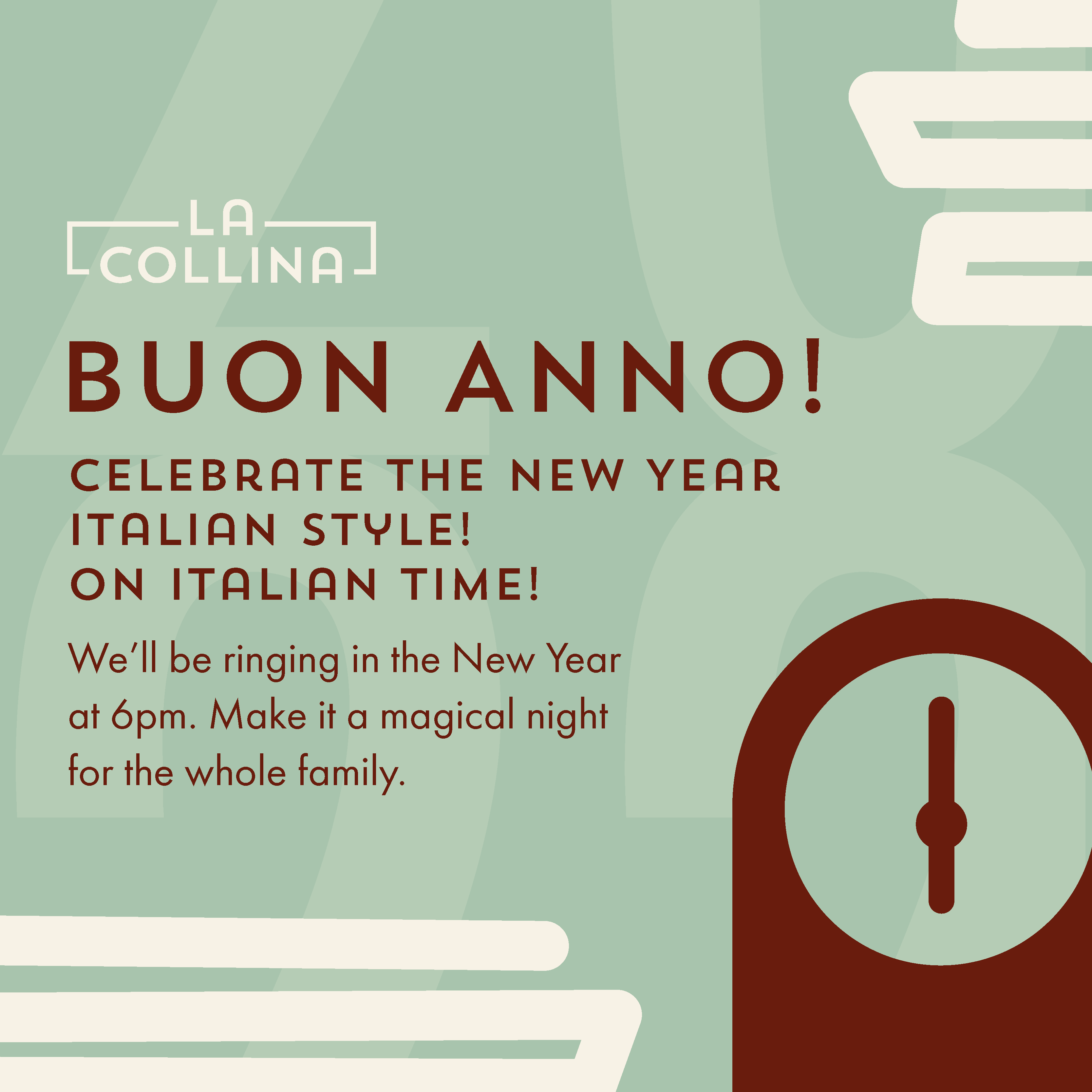 La Collina | Celebrate New Years in Italy!